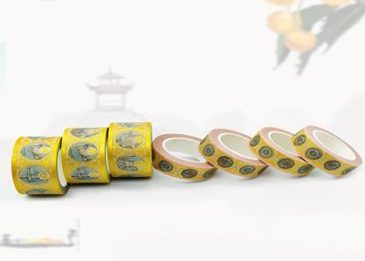 China De zelfklevende Band van Washi van de Verpakkings42g Gouden Folie Uitstekende Te koop