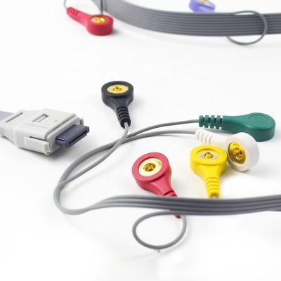 China 0.9M TPU Jacket ECG Patient Cable 10 Lead BIOMEDICAL 26P For Patient Monitor for sale