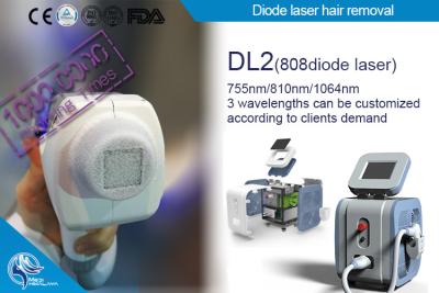 Cina macchina di depilator del laser 500W, attrezzatura di depilazione del laser a diodi con 13*13 mm2 in vendita