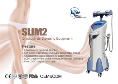 Cina Macchina di congelamento grassa di Cryolipolysis di lipolisi di perdita di peso fredda del corpo 2 Handpieces in vendita