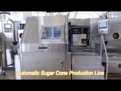 PLC Commercial Barquillo Cone Making Machine With Automatic Production Line