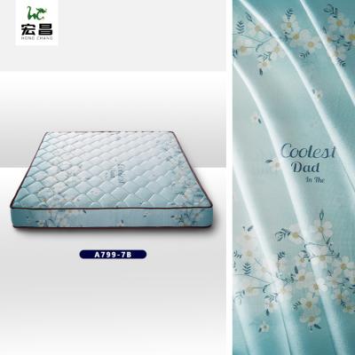 China De blauwe Voor het drukken geschikte 65g-100g-de Matrasstof van de Polyesterjacquard krimpt Bestand Te koop