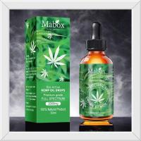 Quality Custom Paper Box for CBD Oil Package , Laser Holographic Printing Free Design Service for sale