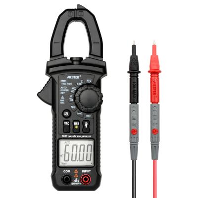 Cina CM81 product Clamp Multimeter Mestek 6000 Counts Digital Clamp Meter With Non Contact Voltage Connector NCV Clamp Meter in vendita