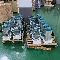 Cina 90 gradi Valvola a farfalla pneumatica Attuatore ad alta temperatura in vendita