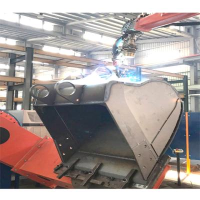 中国 Factory robotic welding solution for welding excavator, excavator bucket, parts 販売のため