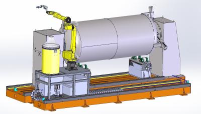 中国 Tank Vessel Automatic Welding Industrial Boiler Solution Robot Tube Tube Welding Machine 販売のため