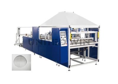 China Bolso automático del plegamiento del borde de FIBC y de la cortadora FIBC que hace la máquina 30pcs/min en venta