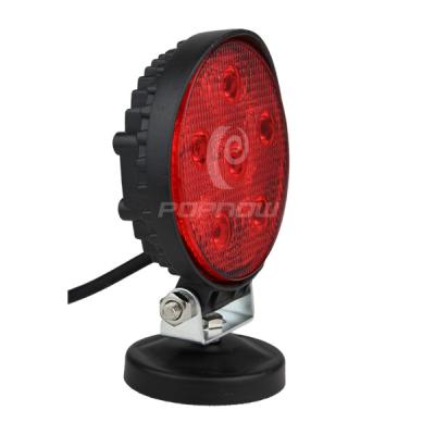 Cina 4 x 4 luci di lavoro rotonde rosse IP67 di Epistar 18Watt LED per il camion di rimorchio del rimorchio in vendita