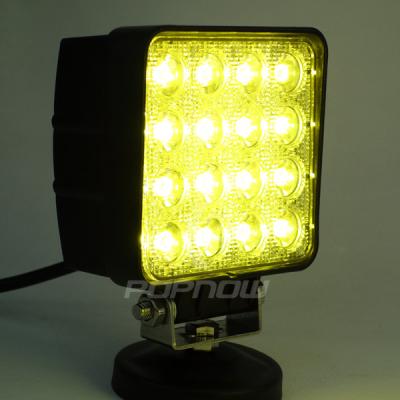 中国 Epistar 48W LED の仕事はボートのトラック 4 x 4 のための黄色/緑 LED をつけます 販売のため