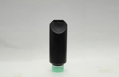 Cina Piccoli recipienti di plastica del cilindro nero Skincare che imballa per la lozione in vendita