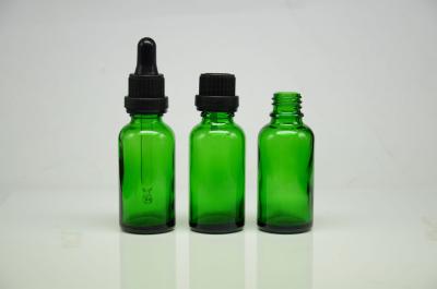 Cina bottiglie di olio essenziale vuote di vetro verde blu 1oz, bottiglia del contagoccia del siero 30ml in vendita