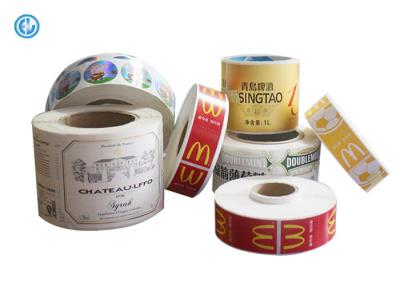 Cina Le etichette autoadesive stampate superficie della vernice per la pubblicità del CE di iso impermeabilizzano le etichette adesive in vendita