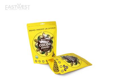 Cina A chiusura lampo di alluminio stanno sull'abitudine delle borse del sacchetto bollata per la polvere di cacao organica in vendita