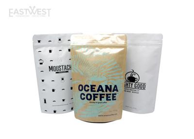 China O uso fácil levanta-se acessórios de empacotamento da válvula/zíper dos sacos do feijão de café à venda