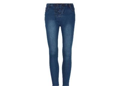 Cina 0,4 chilogrammi della matita di denim scarno dei piedi ansimano l'alto tipo 100% di Waisted del cotone in vendita