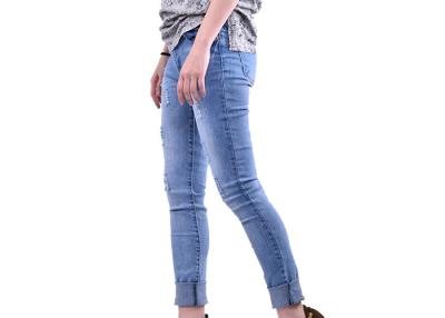 Cina Piedi stretti del fondo di pantaloni scarni del denim, jeans tagliuzzati scarni di estate della primavera in vendita