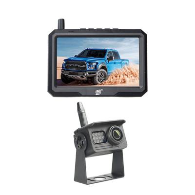 Cina Sistema a 5 pollici del monitor a colori 1080P DVR della fotocamera grande formato posteriore senza fili nera in vendita