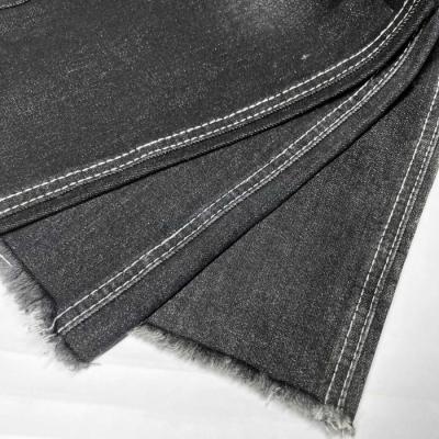 Cina Tessuto nero crudo 12 oncia 170cm del denim della saia dello zolfo in vendita