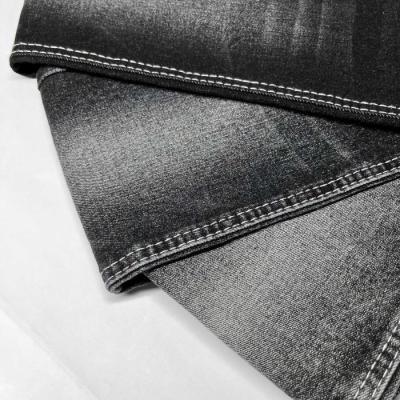 Cina Un OEM grigio chiaro da 10,9 once del tessuto del denim della saia dell'elastam del poliestere del cotone in vendita