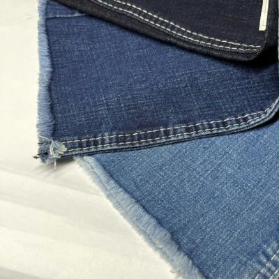 Cina tessuto del denim della saia del cotone del rayon del tessuto di 160cm con l'indaco scuro del ringrosso in vendita
