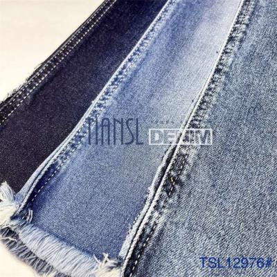 Cina La saia ha spazzolato la larghezza del peso massimo 149cm-150cm del tessuto del materiale della camicia del denim in vendita