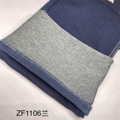 Cina Tessuto identico del poli denim spesso di allungamento del cotone per l'inverno 6 once in vendita