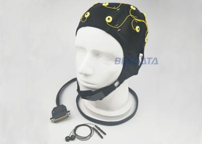 Cina Cappuccio di bassa impedenza a basso rumore di elettroencefalogramma di uso di studio e di ricerca di Manica del cappuccio 19 di elettroencefalogramma in vendita