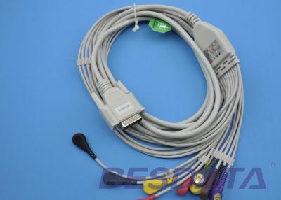 Cina Nessun fili di piombo Nihon compatibile Kohden TP7001 dell'elettrodo di elettrocardiogramma di resistenza in vendita