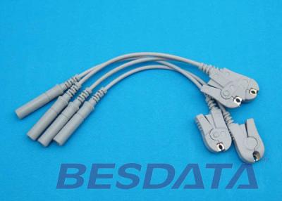 Cina Cavo dell'adattatore di elettrocardiogramma della spina di baccano 3,0/banana 4,0 al tipo 10pcs clip/dell'arraffone per insiemi in vendita