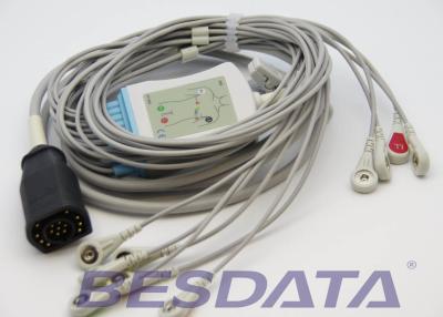 China Broche de una pieza 15Pin del cable del ECG de ECG para el Defibrillator de la serie de la serie/M de Zoll E en venta