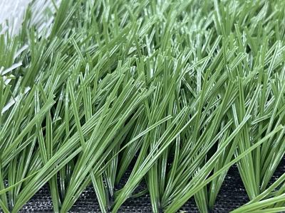 Cina 6 x 8 calci artificiali dell'erba di 6m x di 6m hanno frantumato il filato Olive Green verde chiaro di forma di S in vendita