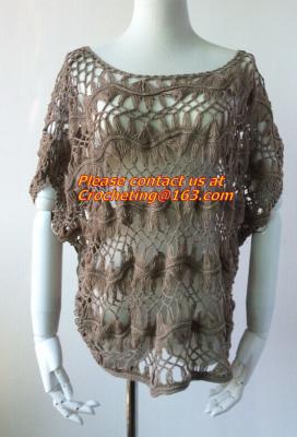Chine Creusez le sund haut tricoté sexy de femme de robe longue de robe de plage de crochet de crover de ceinture, habillement à vendre