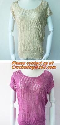 Chine Le chemisier, habillement, vêtement, creusent, ceinture, tricoté sexy, crover, crochet, robe de plage à vendre