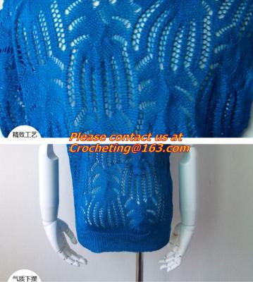 Chine Le chemisier, habillement, vêtement, creusent, ceinture, tricoté sexy, crover, crochet, robe de plage à vendre