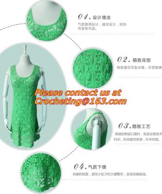 Chine La mode occasionnelle, O-Cou de cru, sans manche, femmes font du crochet longtemps, chemisier de Chiffion plus la taille à vendre