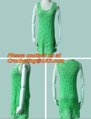 Chine La mode occasionnelle, O-Cou de cru, sans manche, femmes font du crochet longtemps, chemisier de Chiffion plus la taille à vendre