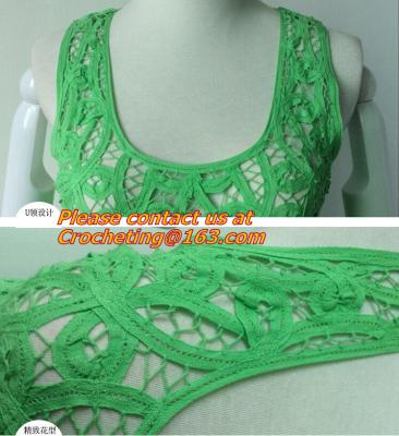 Chine La mode occasionnelle, O-Cou de cru, sans manche, femmes font du crochet longtemps, chemisier de Chiffion plus la taille à vendre