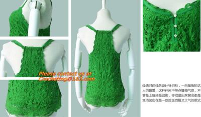Chine La mode occasionnelle, O-Cou de cru, sans manche, femmes font du crochet longtemps, chemisier de Chiffion plus la taille à vendre