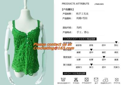 Chine La mode occasionnelle, O-Cou de cru, sans manche, femmes font du crochet longtemps, chemisier de Chiffion plus la taille à vendre