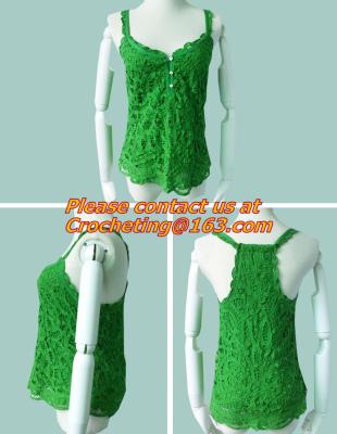 Chine La mode occasionnelle, O-Cou de cru, sans manche, femmes font du crochet longtemps, chemisier de Chiffion plus la taille à vendre