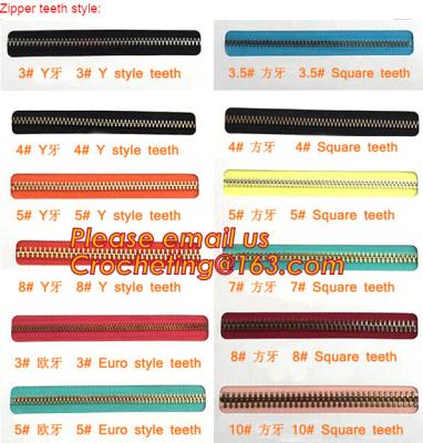 Chine CORN TEETH ZIPPER, EURO STYLE ZIPPER, Y TEETH ZIPPER, GARMENT ZIPPER, LUGGAGE ZIPPER, HARDWARE ACCESSORIES à vendre