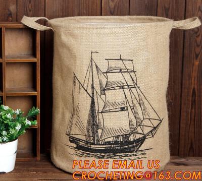 Chine LAUNDRY BASKET, STORAGE BARREL, TOY STORAGE BASKET, CLOTHES LAUNDRY BAGS, COTTON LINEN, STORAGE BAGS à vendre
