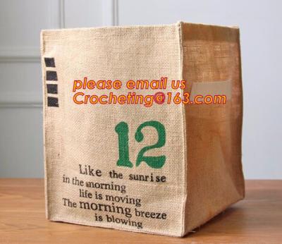 Chine Jute Dirty clothes basket Foldable Dirty Clothes Washing Laundry Basket, Picnic Basket, Clothes Jute Basket, Food Storag à vendre