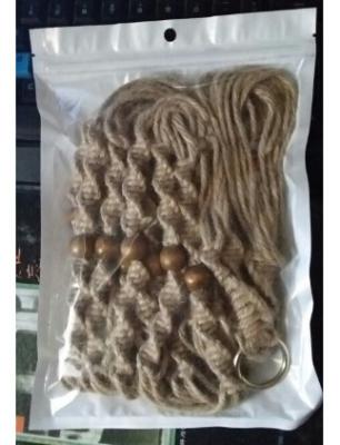 Chine Wholesale t two -Pack Plant Hanger Macrame Jute 4-Leg without Hoop for Indoor Outdoor Balcony Ceiling Patio Deck Round à vendre