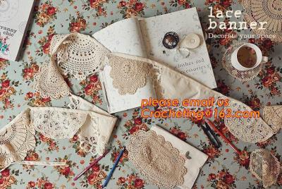 Chine WEDDING BANNER, PARTY, BIRTHDAY, DECORATION, PERSONALIZED, BURLAP, BUNTING, LACE, TRIANGLE, FLAGS, BANNERS à vendre