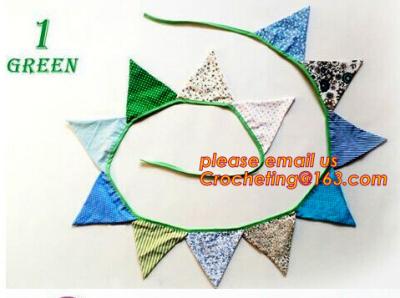 Chine Triangle banner lace bunting flags for decoration, Wedding Party Decoration Wedding Banner,wedding burlap lace banner,Bu à vendre