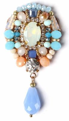 Chine Fashion Women Accessories Crystal Custom Letter Rhinestone Brooch Pins,  new brooch design vintage brooch, Crystal Women à vendre