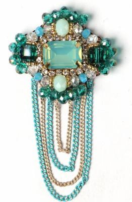 Chine Fashion Women Accessories Crystal Custom Letter Rhinestone Brooch Pins,  new brooch design vintage brooch, Crystal Women à vendre