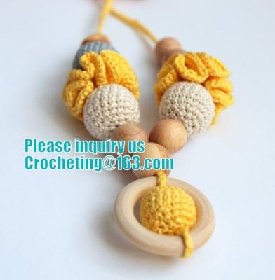 Chine Amigurumi funny toy Nursing necklace Breastfeeding necklace teething toy à vendre